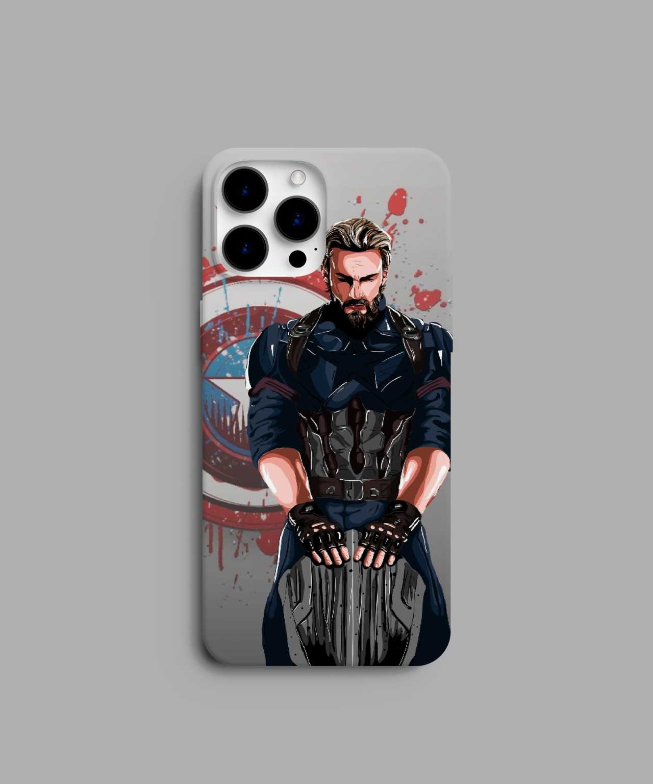 Animated Captain America phone case