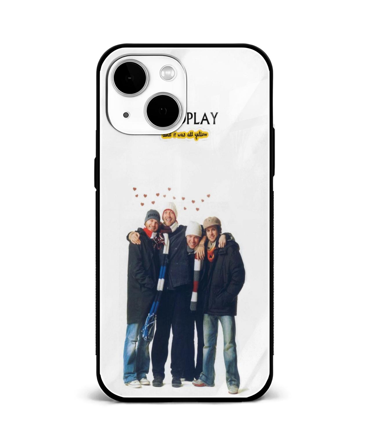Coldplay Band Members Yellow Case