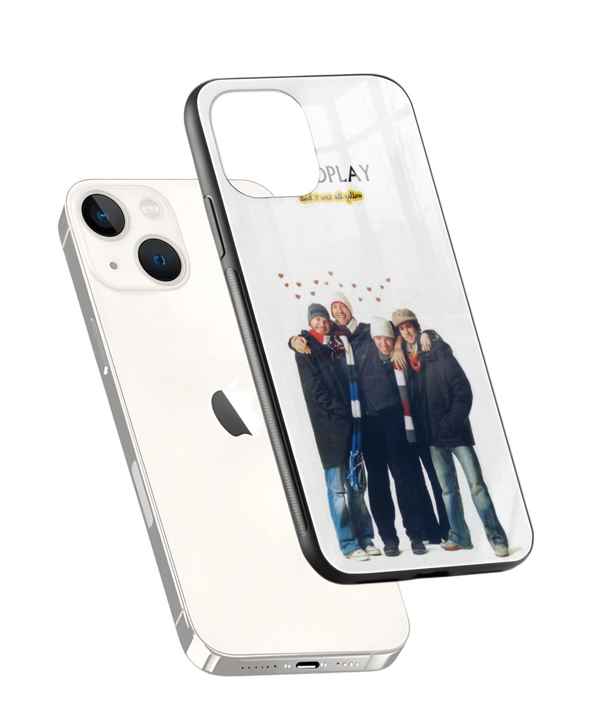 Coldplay Band Members Yellow Case