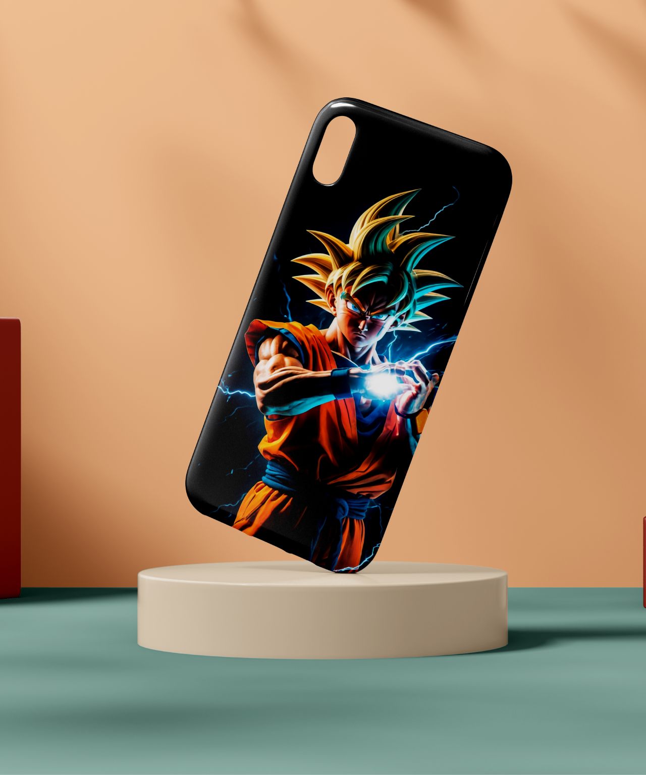 Goku Using Lightning Power