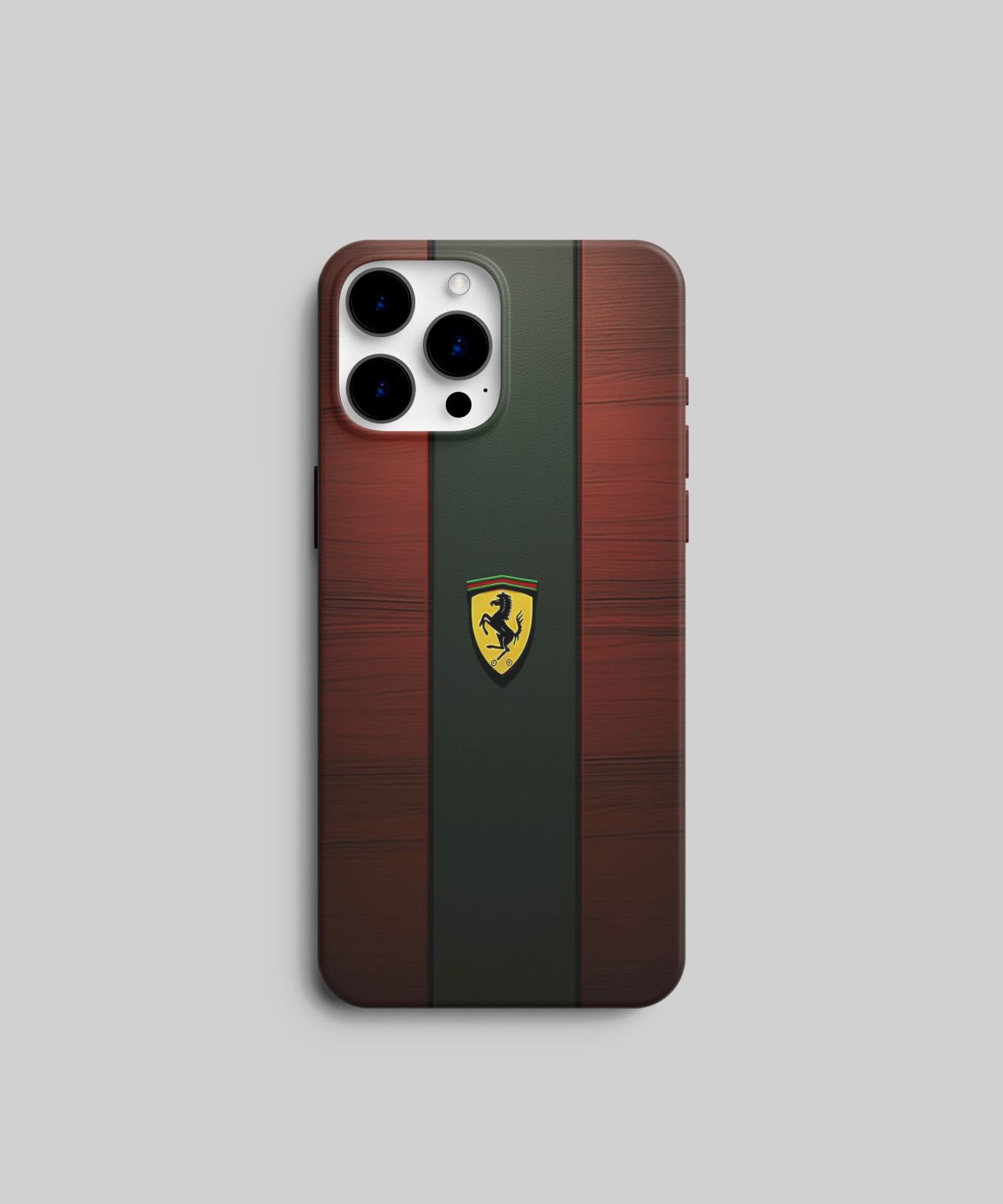 Leather Effect Ferrari Logo Mobile Case