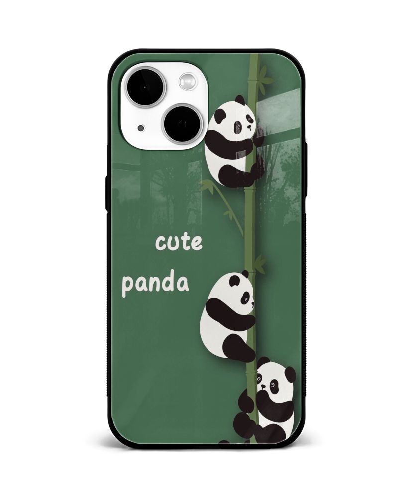 Cute Panda Bamboo Phone Case for Durable Protection