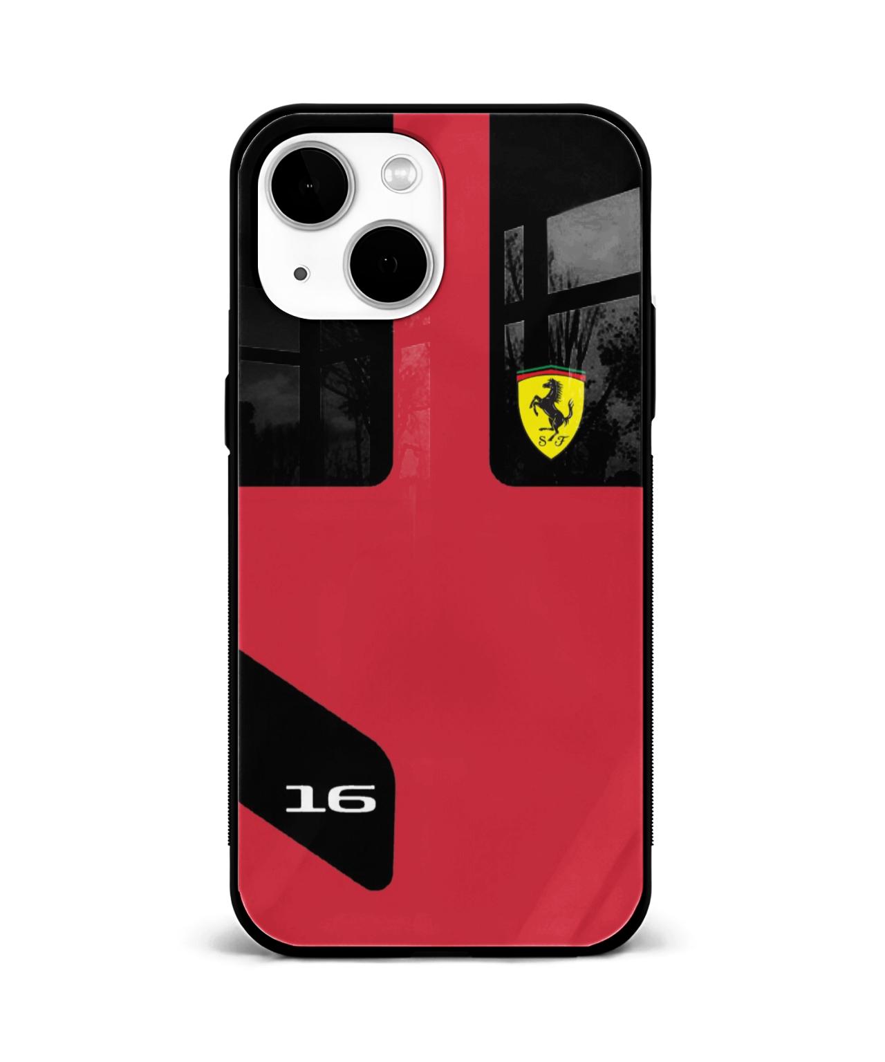 Red & Black Ferrari Themed Mobile Case