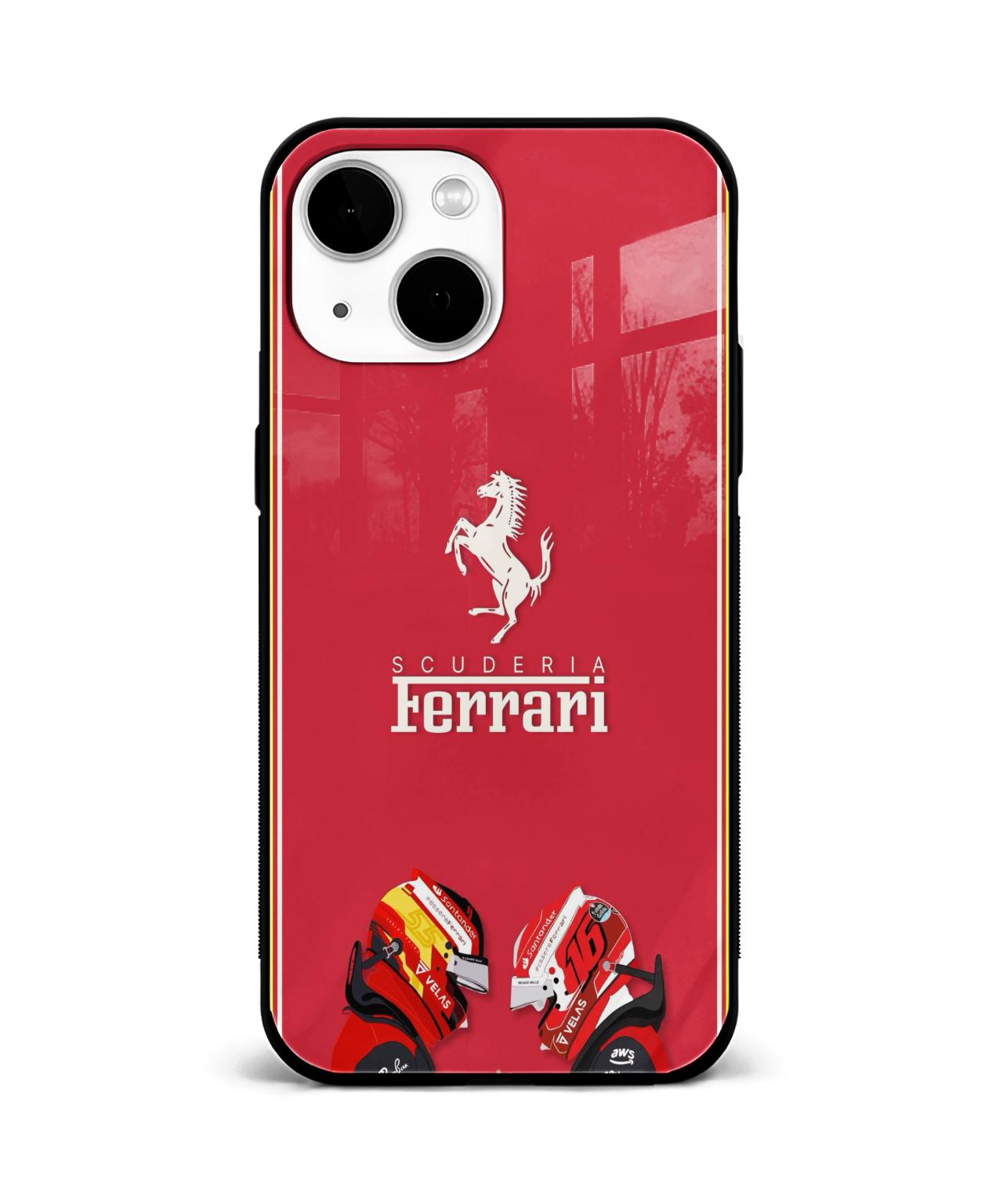 Scuderia Ferrari Sublimation Glass Case