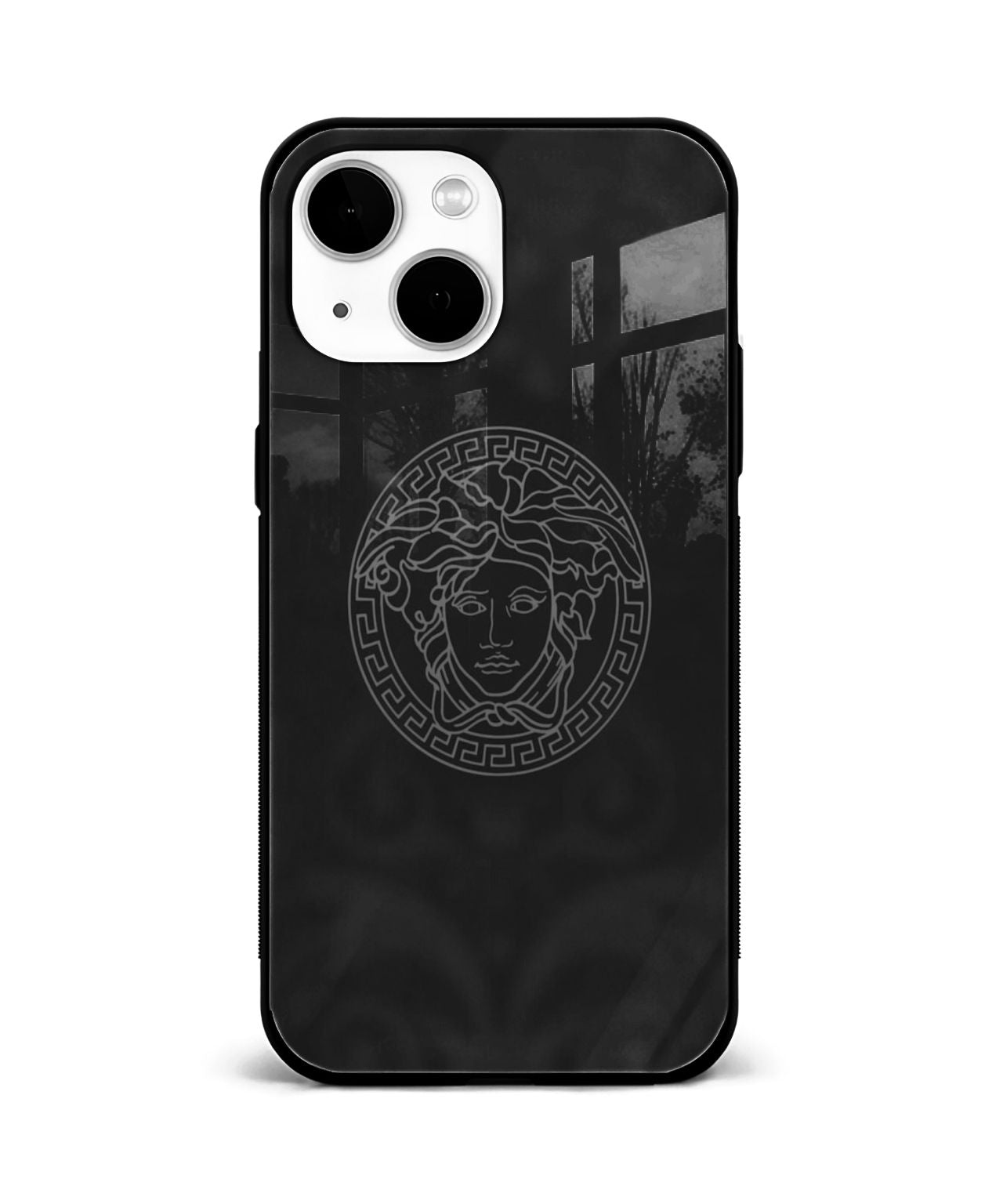 VERSACE Outlined Logo Phone Case and Cover | Wireless Charging Ready